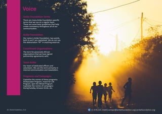 Anike foundation Brand Guidelines | PDF