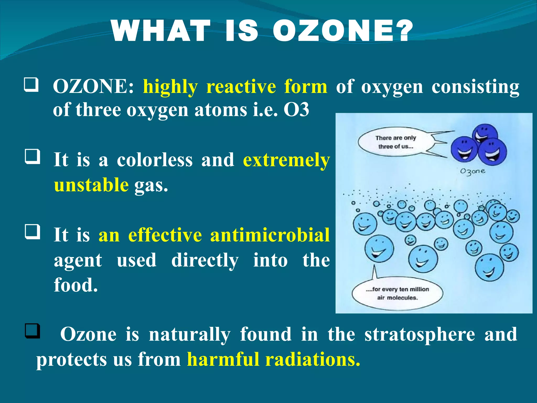 Application of ozone in food processing | PPT