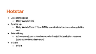 KPIs and how to instrument them | Aniket Behera | Hotstar | PPT