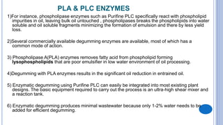 Aniket enzymatic degumming | PPTX
