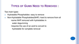 Aniket enzymatic degumming | PPTX