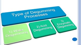 Aniket enzymatic degumming | PPTX