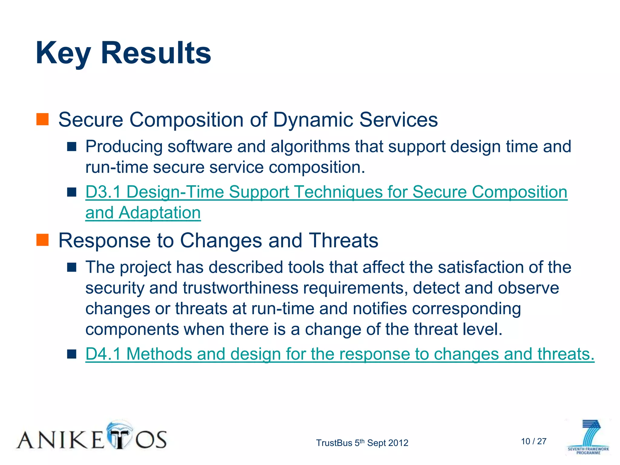 Aniketos trust bus_sept_2012 | PPT