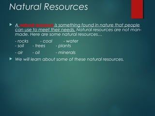 Earth's Resources | PPT