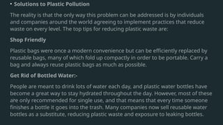 Plastic pollution ppt & plastic pollution | PPTX