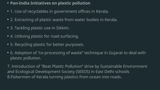 Plastic pollution ppt & plastic pollution | PPTX