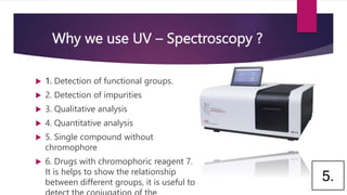 UV spectroscopy ppt. | PPTX