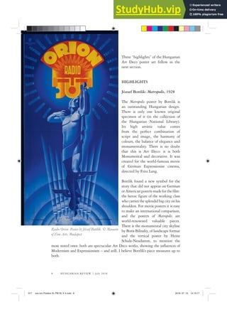 Aniko Katona Hungarian Art Deco Posters | PDF