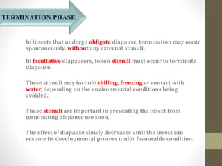 diapause and hibernation in haematophagous insects | PPTX