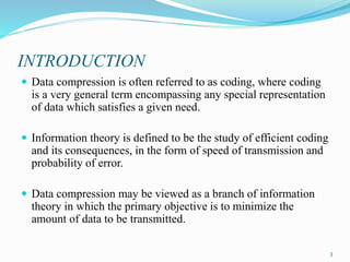 Compression technologies | PPTX