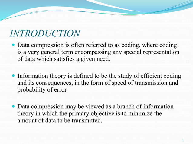 Compression technologies | PPTX
