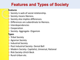 Anil 2020 concepts in sociology society, institution, groups ...