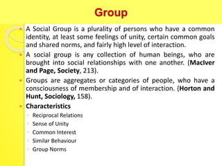 Anil 2020 concepts in sociology society, institution, groups ...