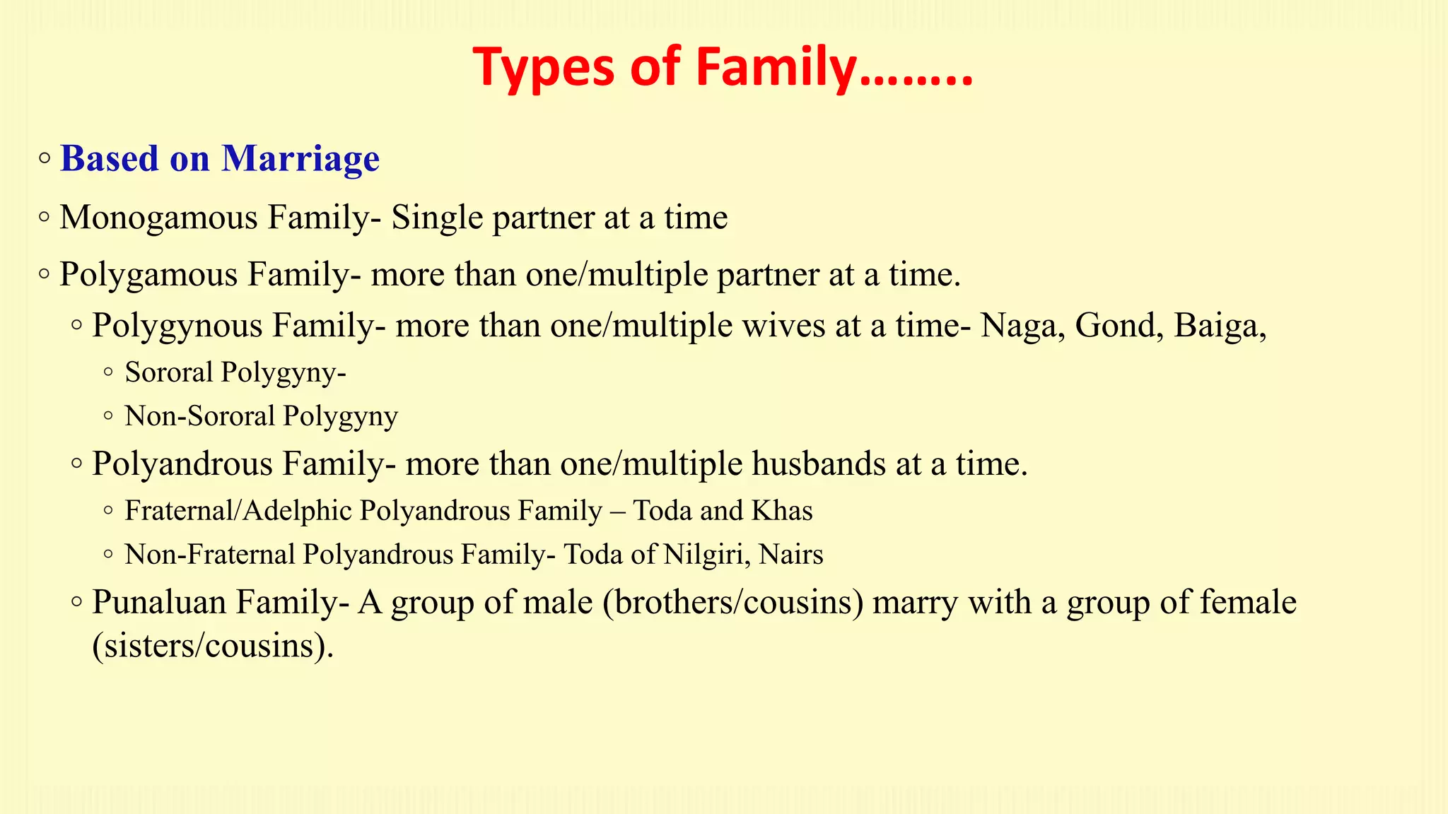 Anil 2020 social institutions family and marriage | PPTX