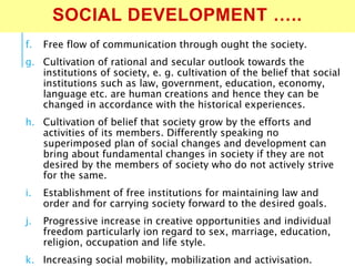 Anil 2020 sociology development and related concepts | PPTX