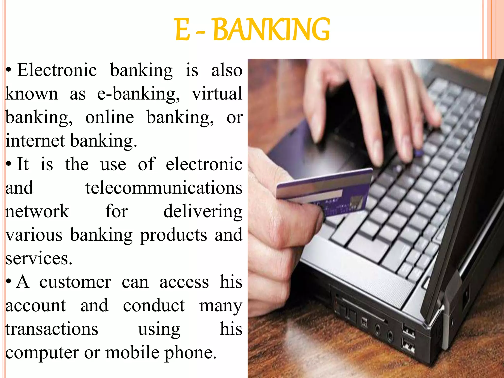 E Banking | PPTX