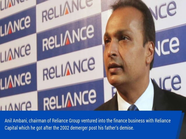 Anil ambani and finance business | PPTX