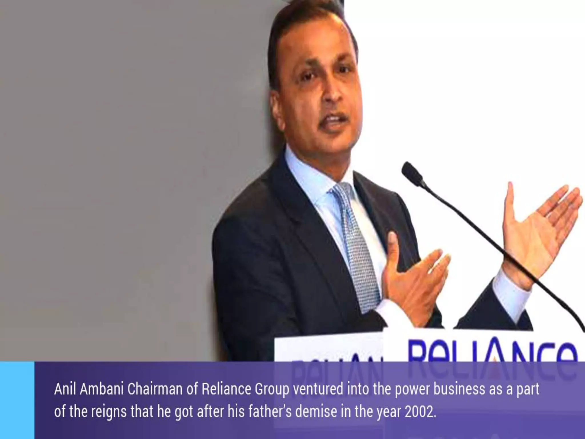 Anil Ambani and Reliance Power: With Great Vision Comes Great Power | PPT