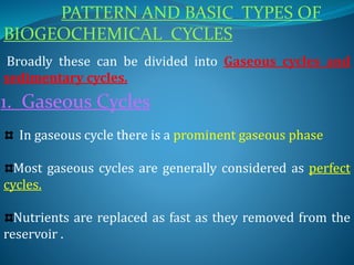Biogeochemical Cycle | PPT