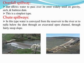 seminar presentation report on spillway | PPTX