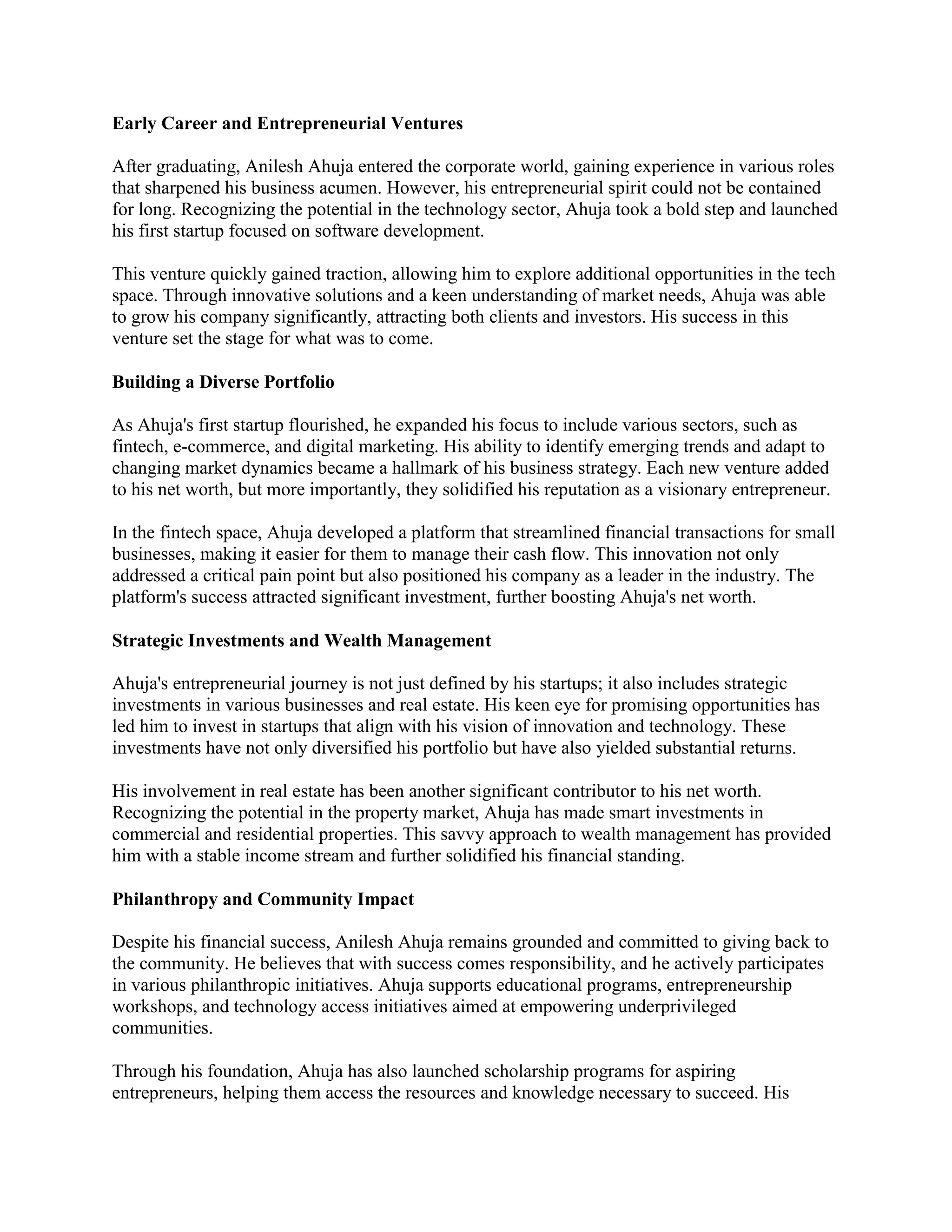 Anilesh Ahuja- A Visionary Entrepreneur and His Impressive Net Worth.pdf