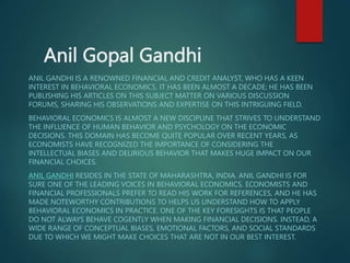 ANIL GOPAL GANDHI | PPTX
