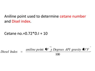 Aniline point for petroleum productes | PPTX