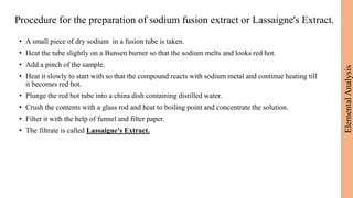 Aniline qualitative analysis | PPTX