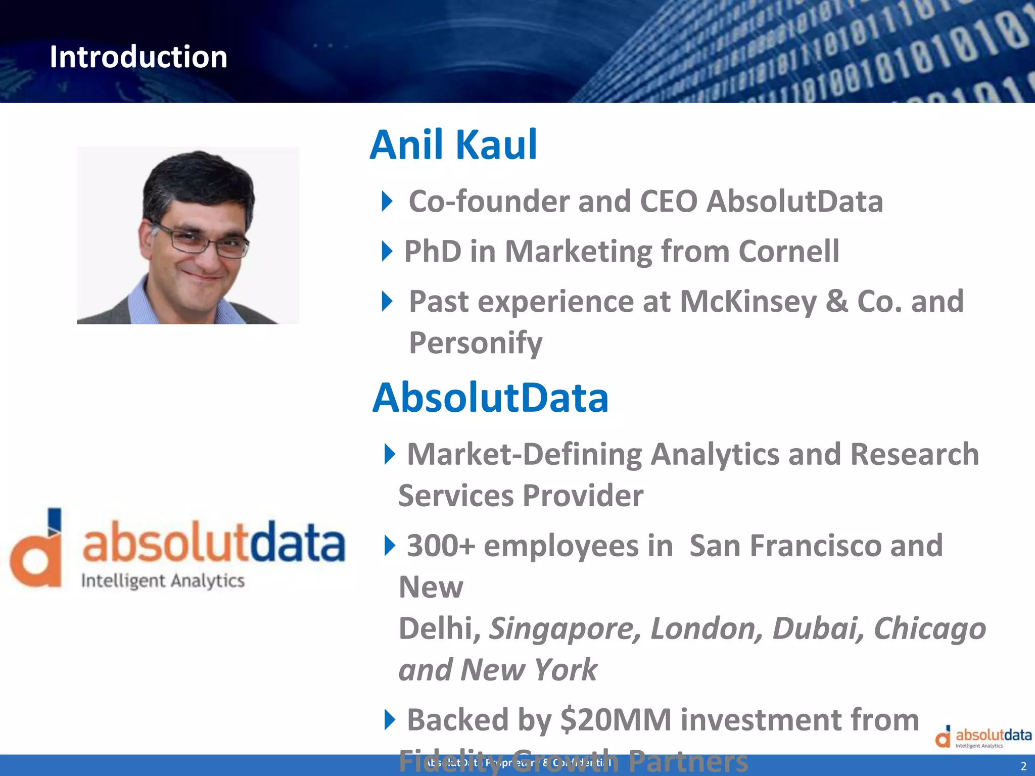 Insight Presentation - Anil Kaul, AbsolutData | PPT | Free Download