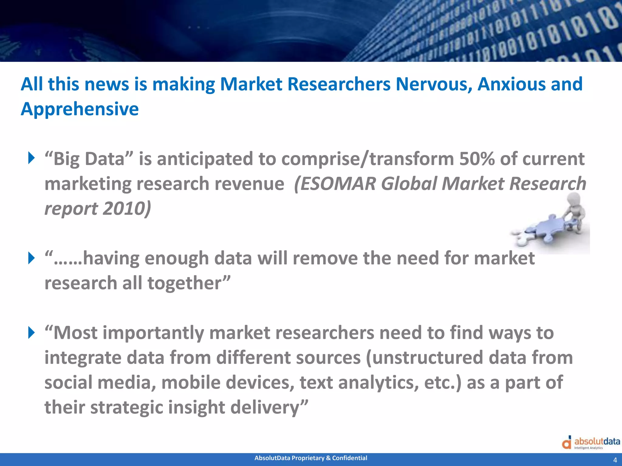 Insight Presentation - Anil Kaul, AbsolutData | PPT