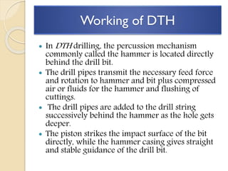 Down the hole drilling | PPTX