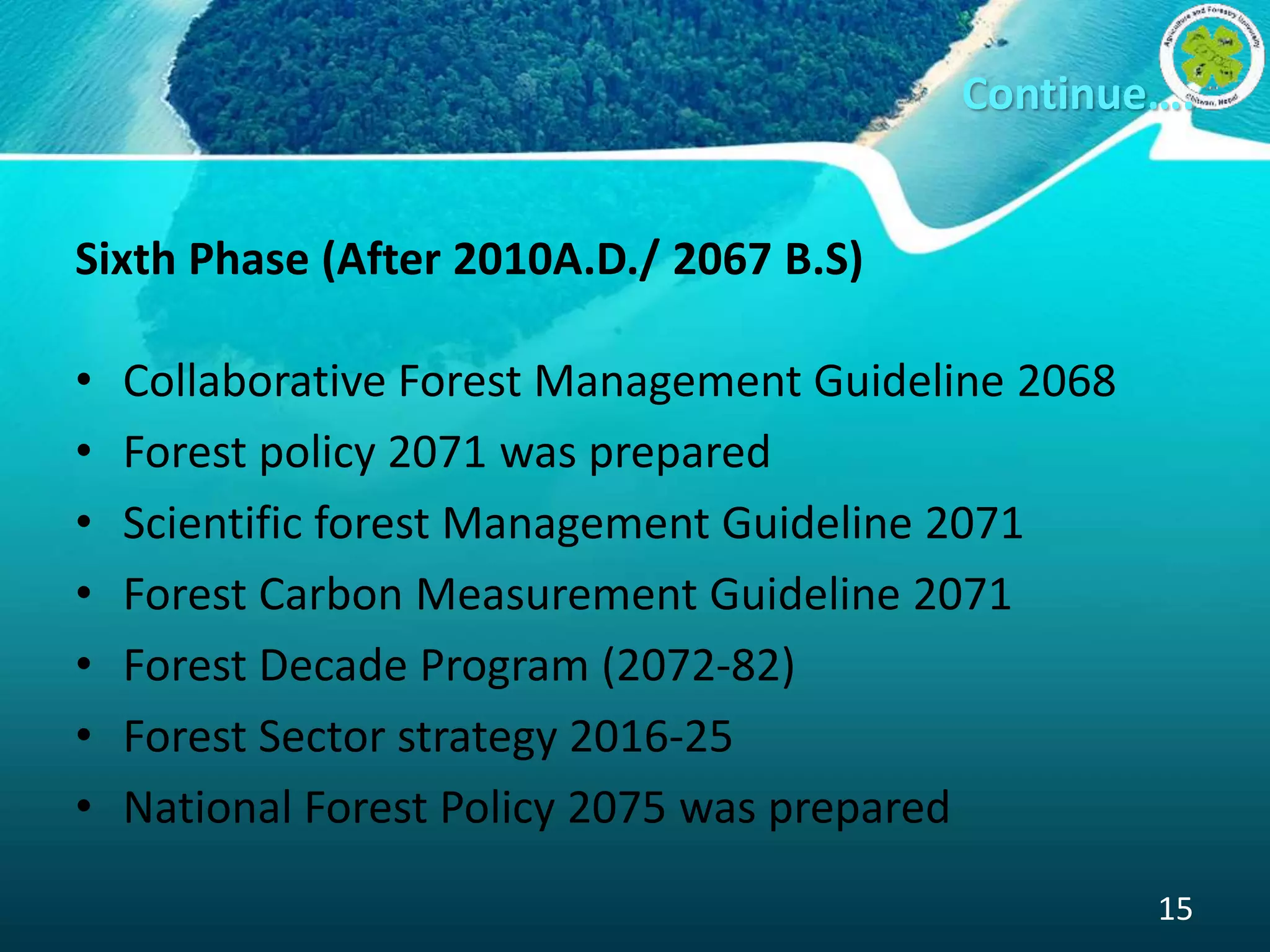 History of Forest Management in Nepal | PPTX