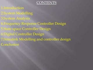 suspension controller design using control systems | PPT
