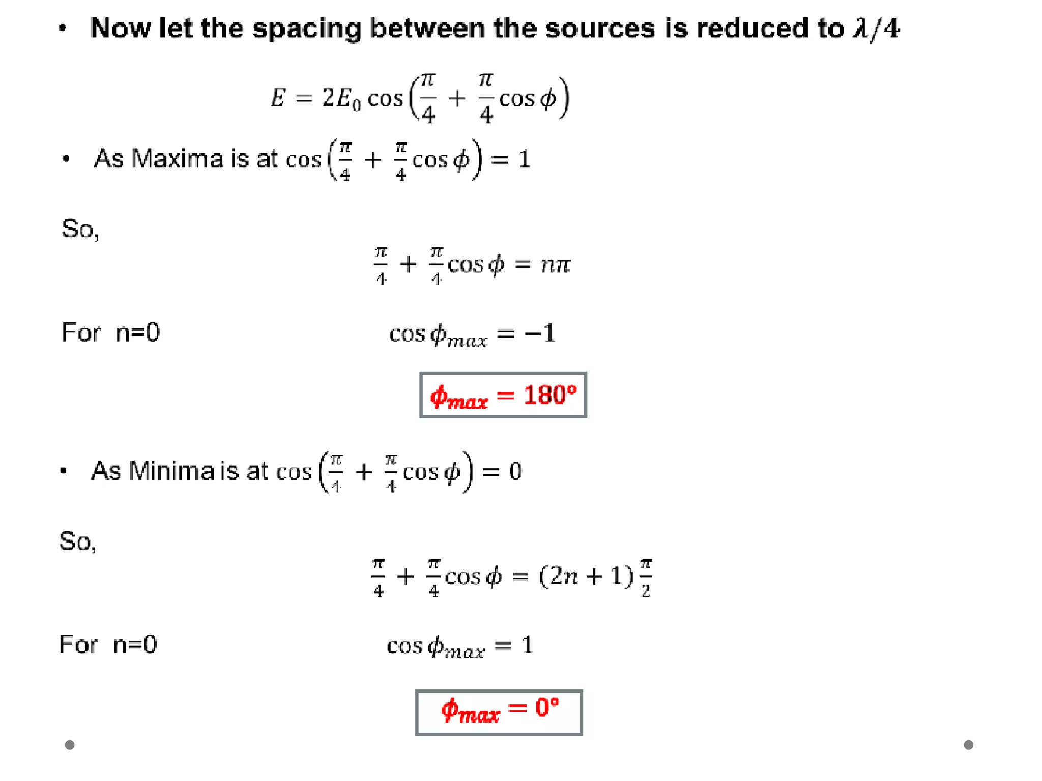 Antennas - Array of point sources | PPTX