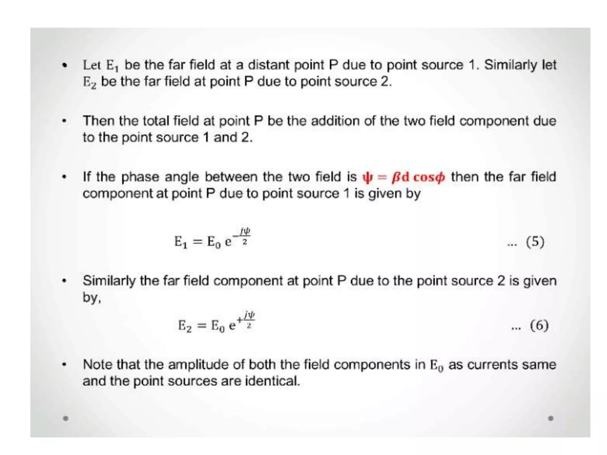 Antennas - Array of point sources | PPTX