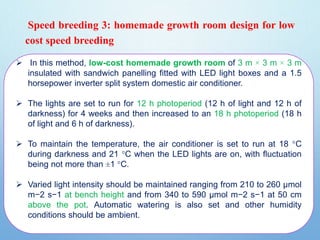 Speed Breeding and its implications in crop improvement | PPTX