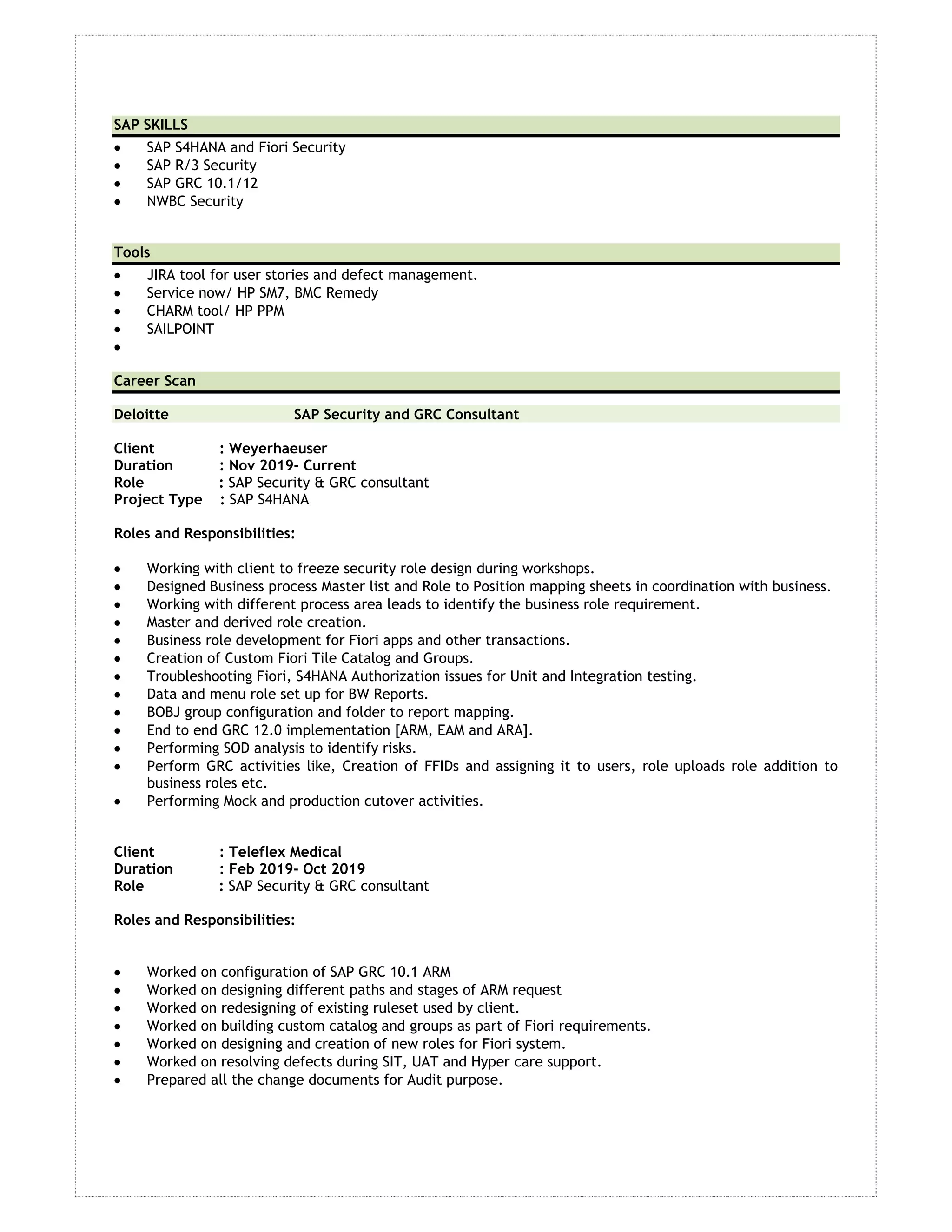 Anil kumar sap security & GRC | PDF