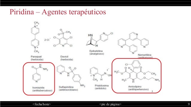 Anillos de 6 miembros piridina
