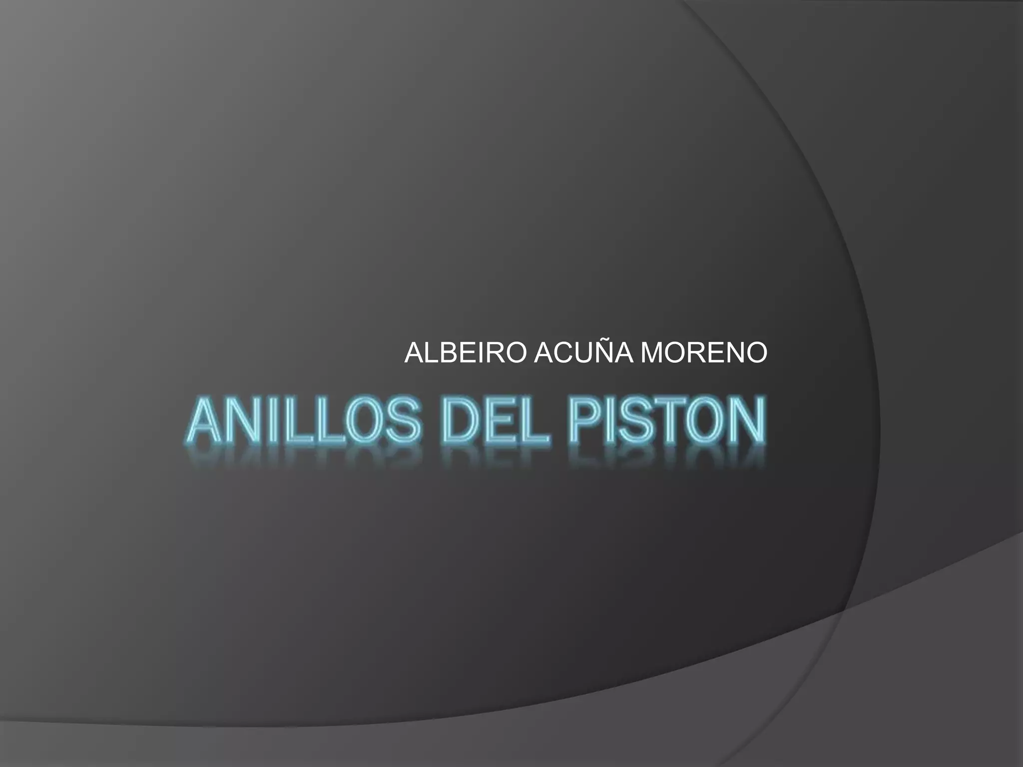 Función y posición de los anillos del pistón en motores | PPT