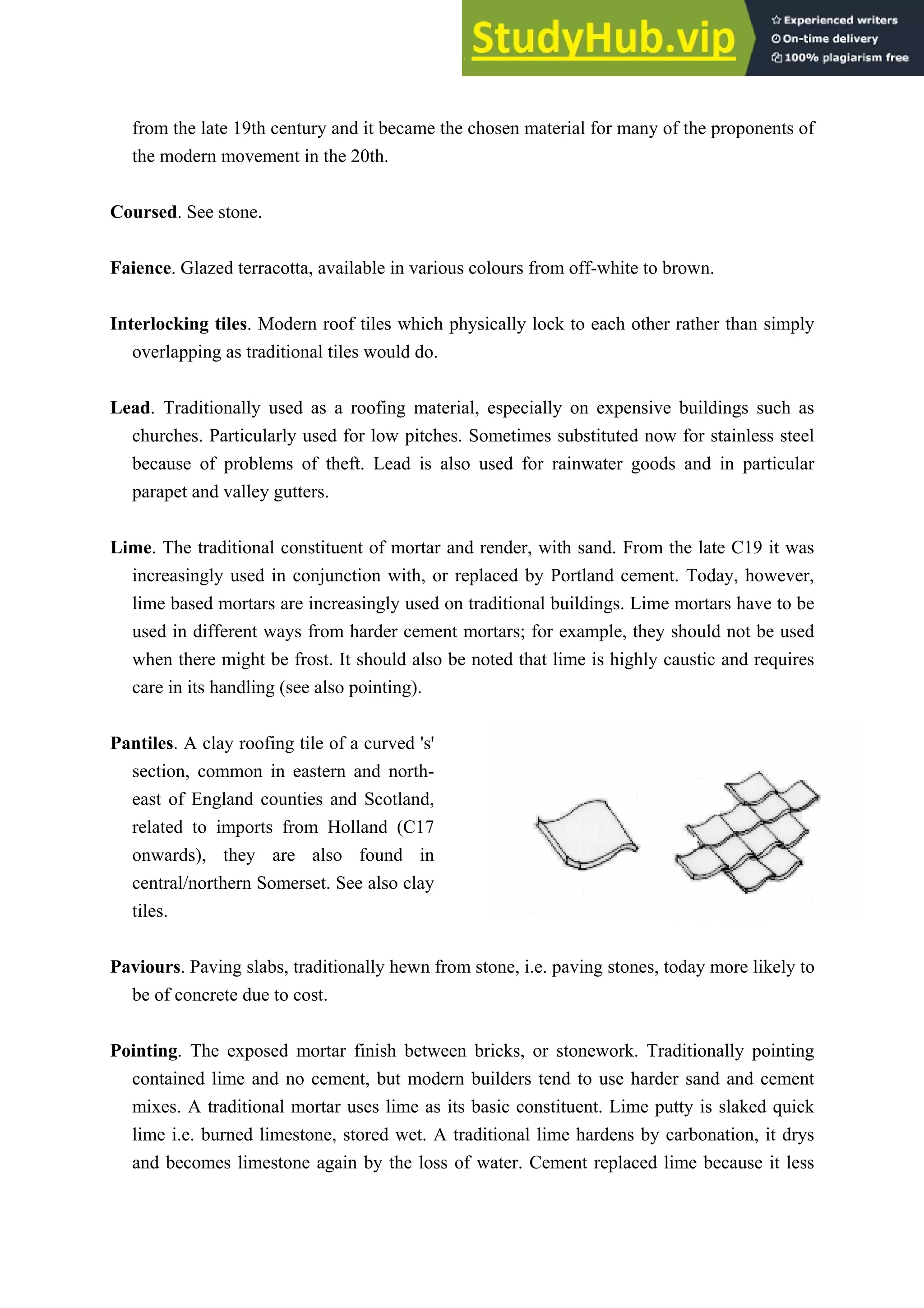 AN ILLUSTRATED GLOSSARY OF ARCHITECTURAL AND CONSTRUCTIONAL TERMS FOR ...