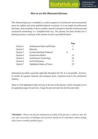 AN ILLUSTRATED GLOSSARY OF ARCHITECTURAL AND CONSTRUCTIONAL TERMS FOR ...