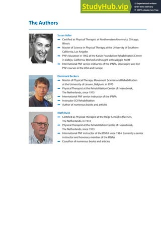 An Illustrated Guide PNF In Practice Fourth Edition | PDF