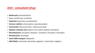 ANTIEPILEPTIC DRUGS | PPT