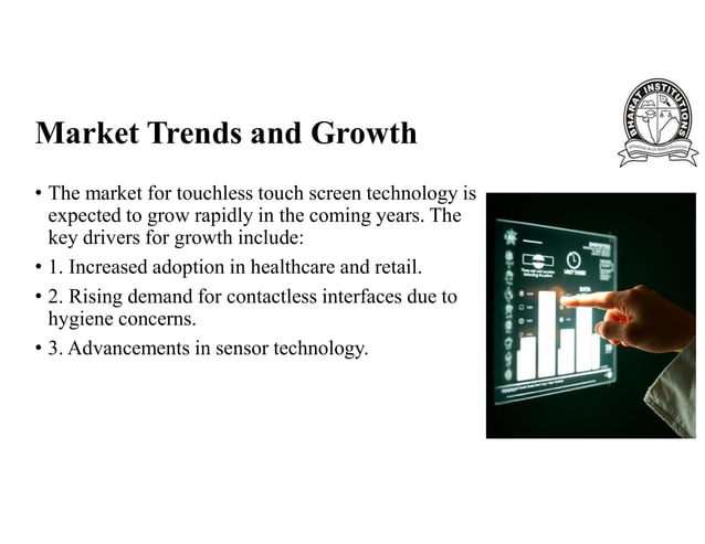Touchless touch screen technology seminar ppt | PDF