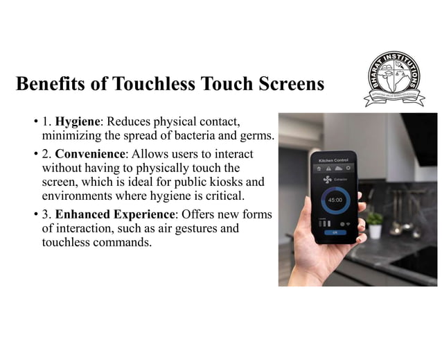 Touchless touch screen technology seminar ppt | PDF