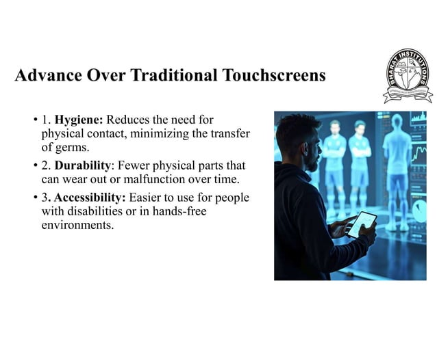 Touchless touch screen technology seminar ppt | PDF
