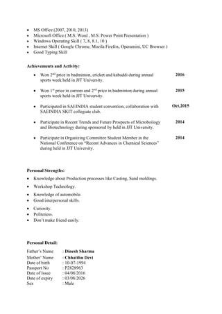 Anil sharma resume | PDF