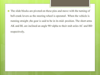 Steering System ( Anil Sharma ) | PPTX