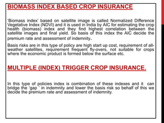 Modeling and Estimation of loss function for crop Insurance under ...