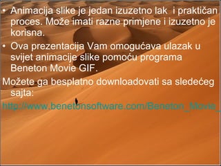 Animacija slike | PPT
